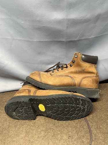 Red Wing Leather Upper 996 Vibram Soft Toe Boots Men's Size 8.5D | eBay