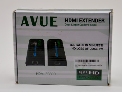 AVUE HDMI-EC300 v2.0 HDMI Extender TX Sender RX Receiver - NEW! | eBay