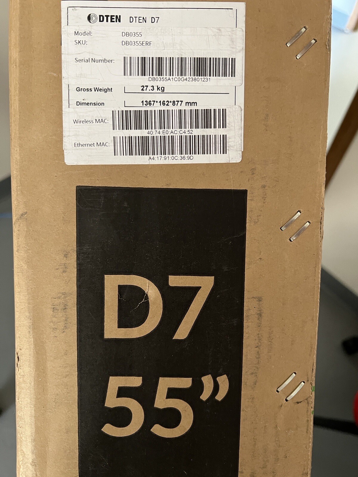 DTEN D7 55" 4K DB0355 Conferencing All in One Interactive Whiteboard Webcamera | eBay