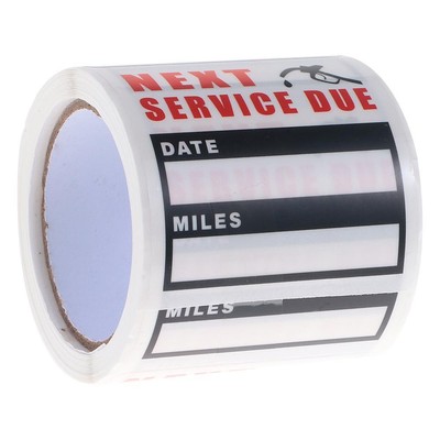 Oil Change Labels Reminder Labels Oil Change Stickers Next Service Due ...