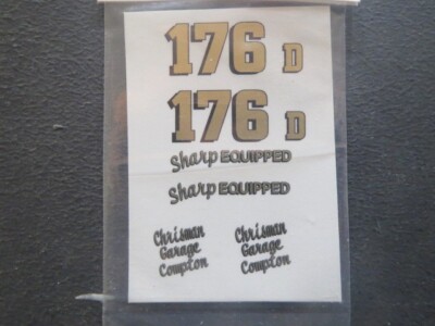 Sharp Automotive 34' Salt Flats1/25 Coupe decal from Fremont Racing | eBay