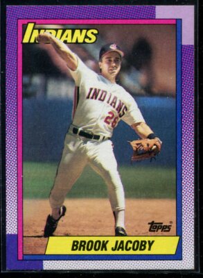 1990 Topps Baseball Brook Jacoby #208 Cleveland Guardians | eBay