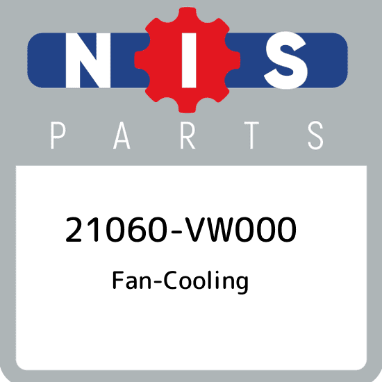 21060-VW000 Nissan Fan-cooling 21060VW000, New Genuine OEM Part | eBay