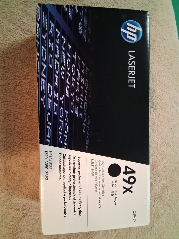 Dual Pack Genuine HP LaserJet 49x Black Toner Cartridges Q5949XD | eBay