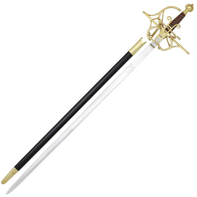 Marvelous Rapier Medieval Viking Battle Ready Sword EN45 Steel Blade ...