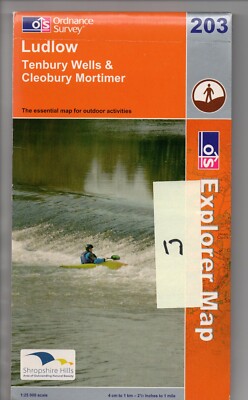 Ordnance Survey Maps (17) Ludlow, Tenbury Wells, Cleobury & surrounding ...