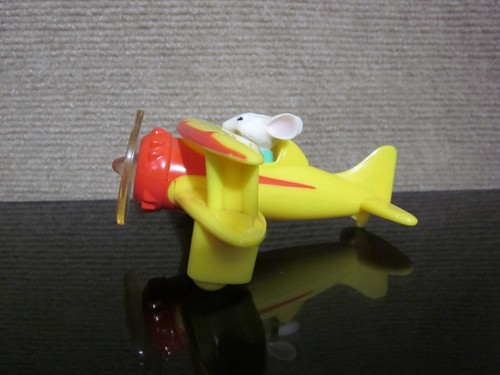 2002 Stuart Little 2 Airplane 4.5" Wendy's Movie Action Figure #1 Plane ...