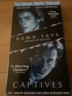 Captives (VHS, 1996) (Promo Demo Screener) Tim Roth and Julia Ormond ...