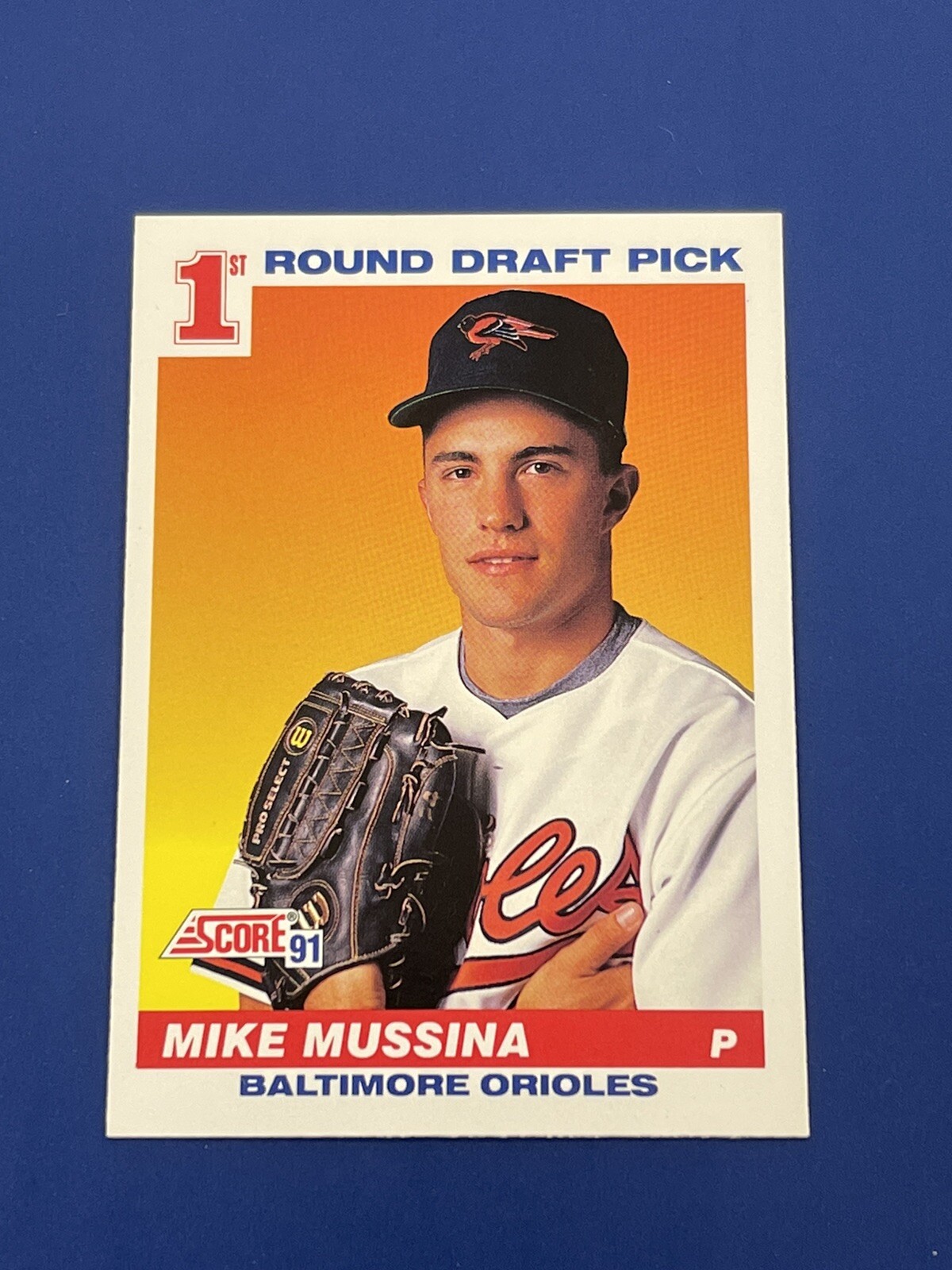 1991 Score Mike Mussina Rookie card #383 Baltimore Orioles RC | eBay