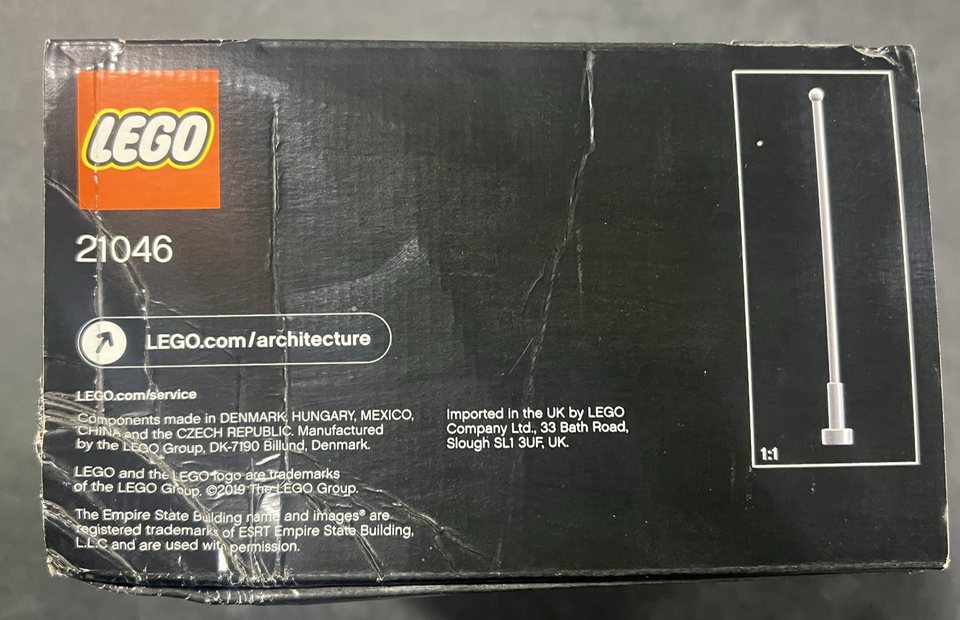 Lego Architecture: Empire State Building ( 21046 ) * Damaged Box ...