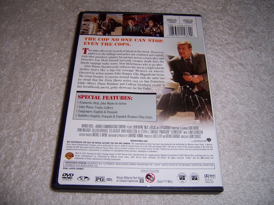 McQ DVD John Wayne | eBay