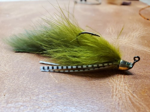 Meat Whistle Fly Fishing Flies (tan/olive) | eBay