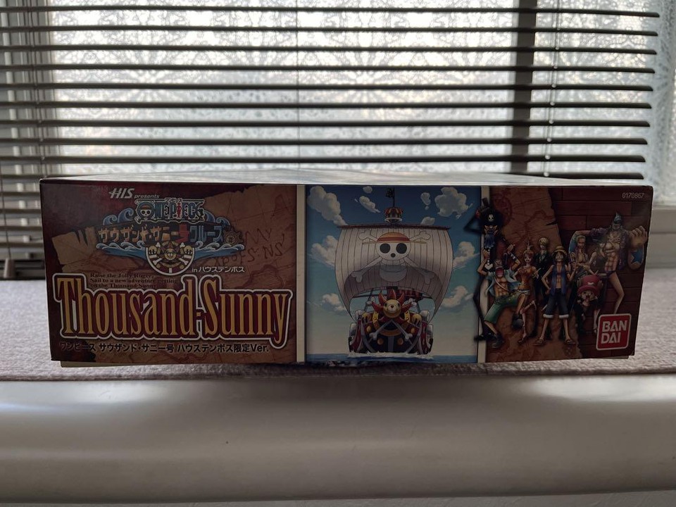 Bandai One Piece Thousand Sunny Plastic model kit Huis Ten Bosch ...