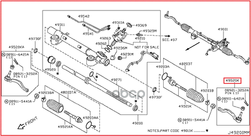 D8640-1AA1A Nissan Socket kit-tie rod, outer D86401AA1A, New Genuine ...