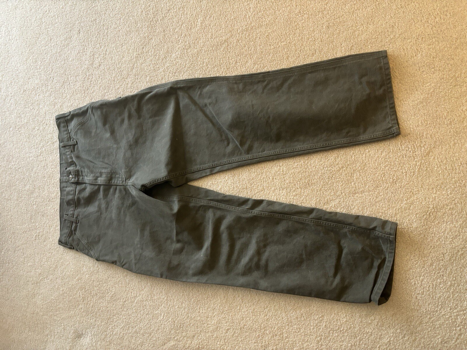 Carhartt Pants 38 X 34 Mens RN14806 B Moss Loose Orig… - Gem