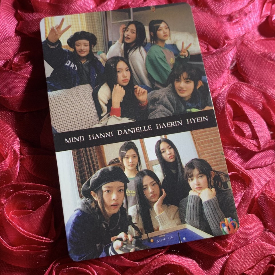 HANNI NEWJEANS PEACE Edition Celeb K-POP Girl Photo Card Badminton | eBay