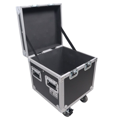 ATA Road Case Utility Trunk w/ 4" Wheels - for Cables DJ & More | eBay