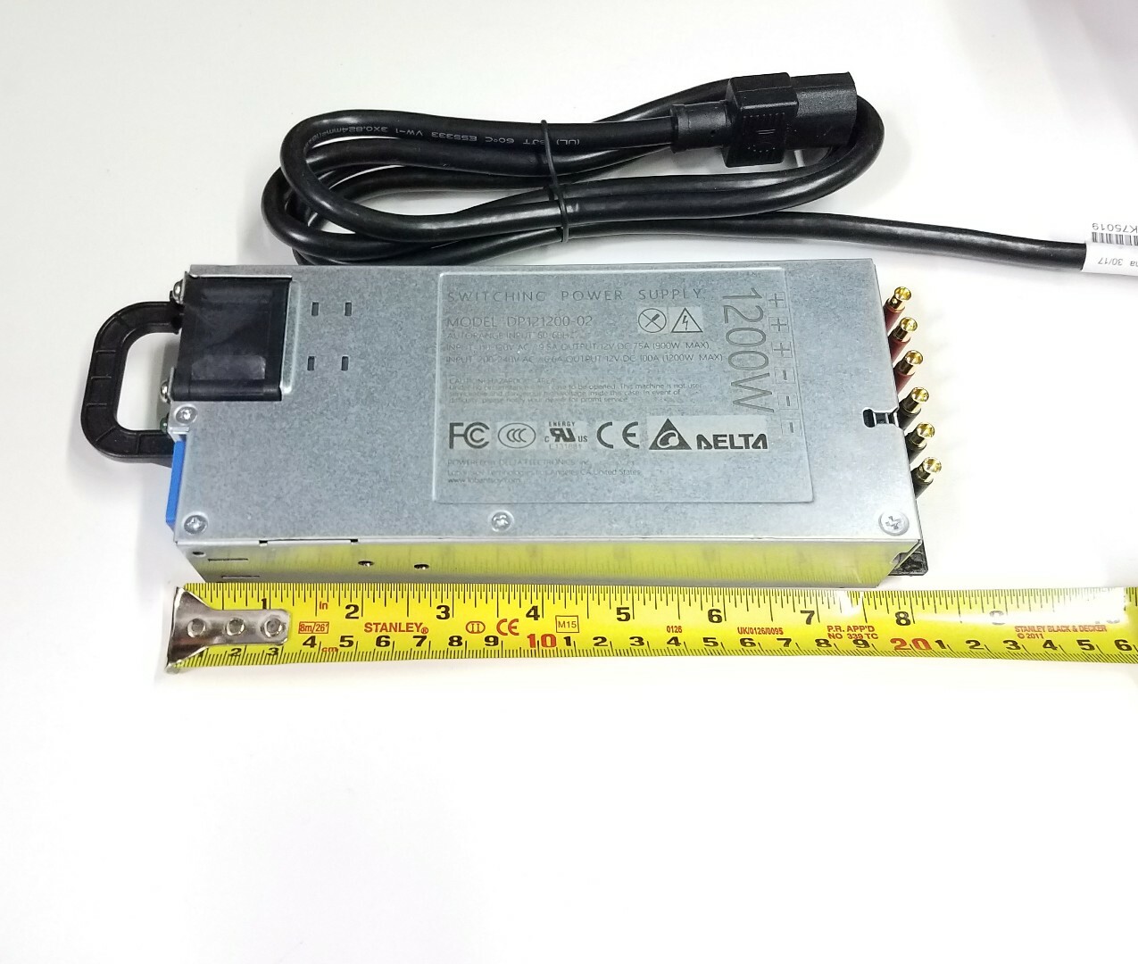 12V DC 100A 1200W Power Supply RC Charger 3 pairs of 4mm Bullet Outputs ...