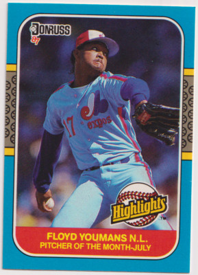 1987 Donruss Highlights #22 Floyd Youmans Montreal Expos | eBay
