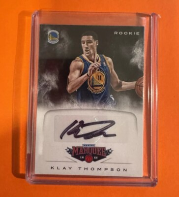 2012-13 Panini Marquee Rookie Klay Thompson Auto New Maverick- Bonus ...