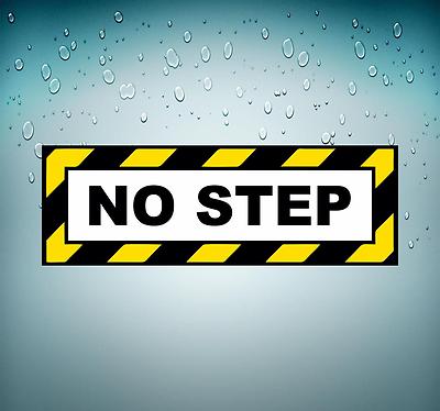 Sticker decal airplane aircraft airport plane pilot no step | eBay