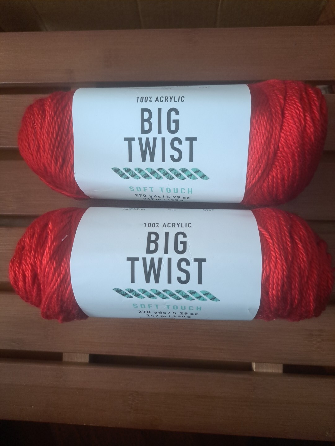 Big Twist Soft Touch Yarn Red . 1 Skein. 5.29 Oz | eBay