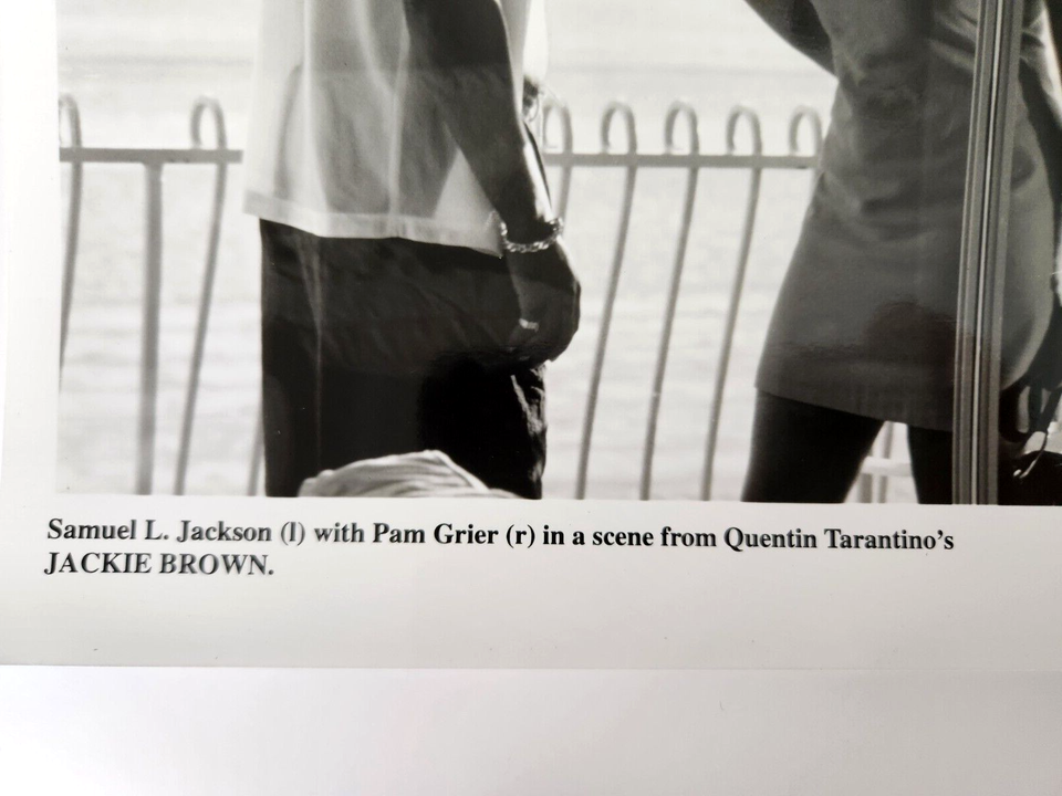 Samuel L Jackson Pam Grier Jackie Brown Tarantino 1997 Movie Press ...
