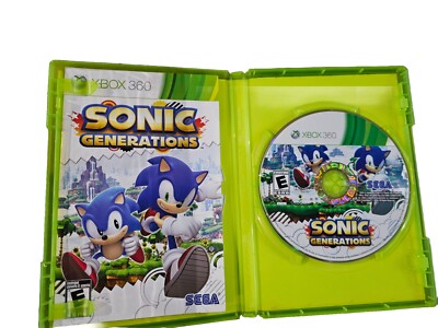 Sonic Generations Microsoft Xbox 360 2011 Sega Video Game 10086680560| eBay