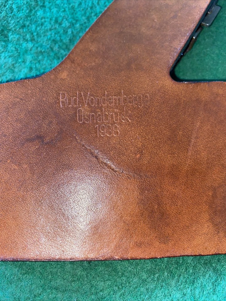 ORIGINAL WW2 GERMAN DAGGER RAD HEWER LEATHER HANGER MADE In 1938 | eBay