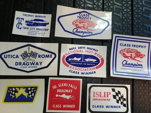Lot Of 8 Vintage NHRA Class Winner Racing Decals | eBay