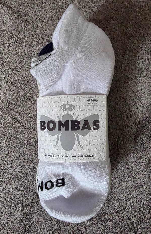 Bombas All-Ankle Sock Solids 4-Pack, Black, Navy, Grey, White - Medium ...
