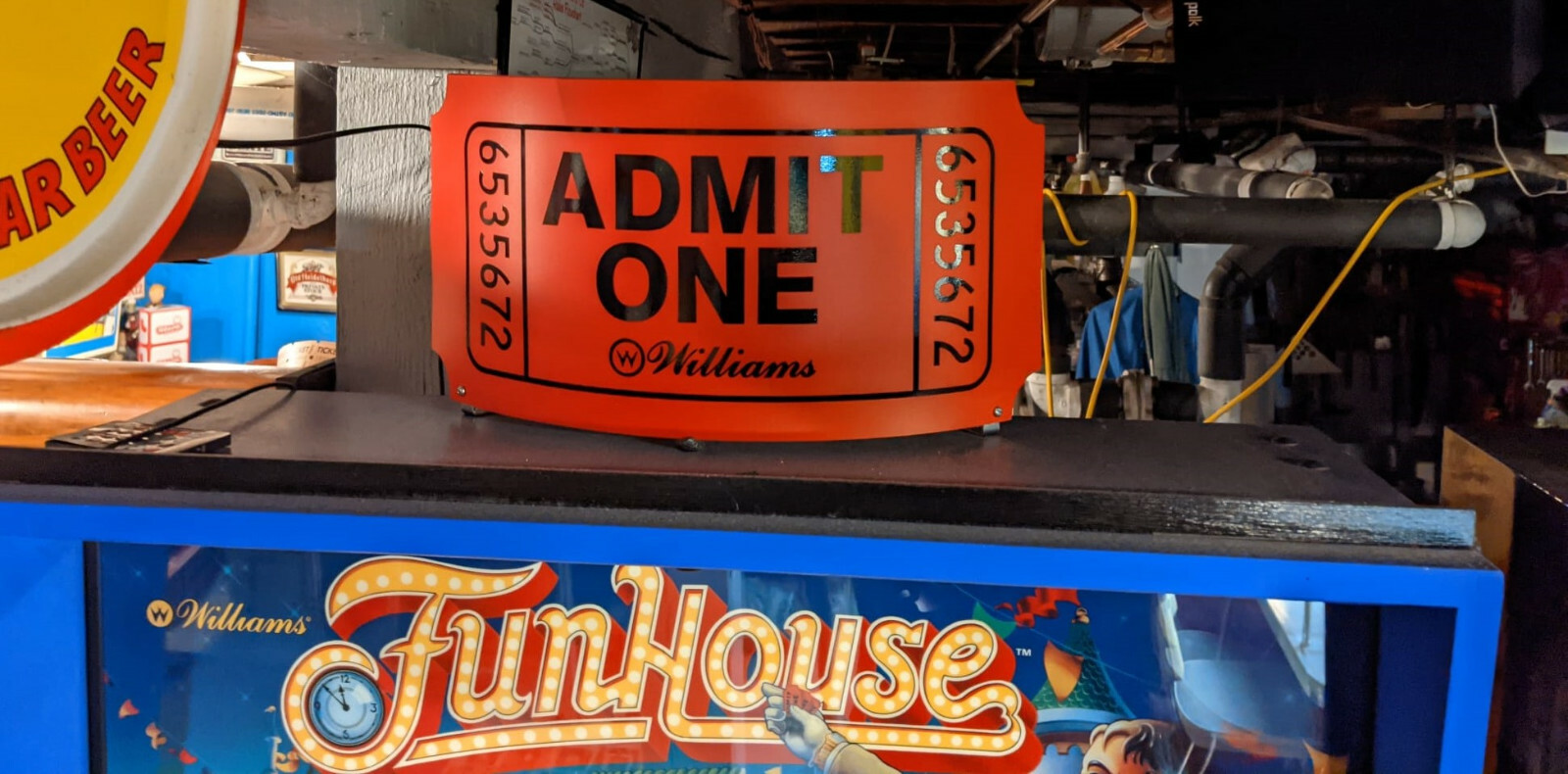 Funhouse Pinball Topper (also fits Roller Coaster Tycoon, Last Action ...