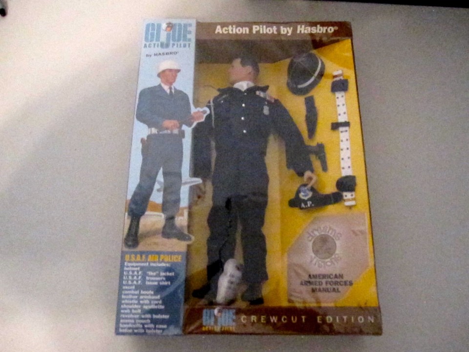 Hasbro GI Joe 12" USAF Action Pilot Air Police Crewcut Edition Dreams ...