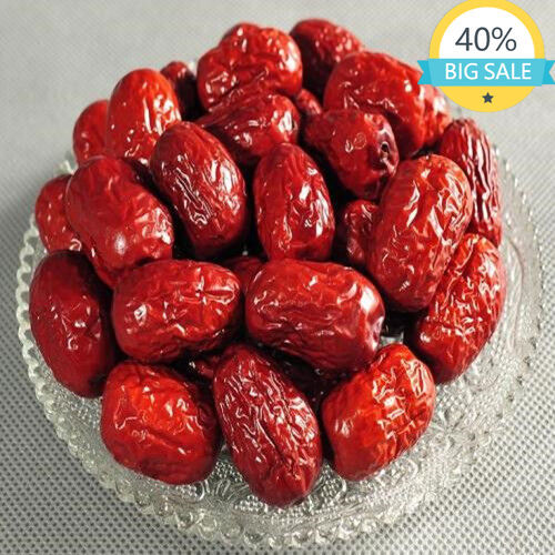 250g Organic Dried Red Dates (Spring Jujube) Chinese Herbal Green Food ...