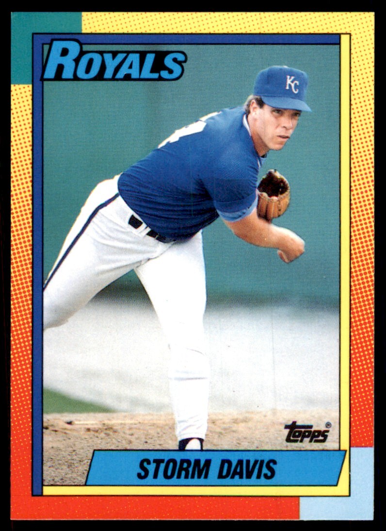 1990 Topps Traded Storm Davis Baseball Cards #25T | eBay