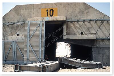 Ali Al Salem Air Base Kuwait Damaged Shelter Operation Desert Storm ...