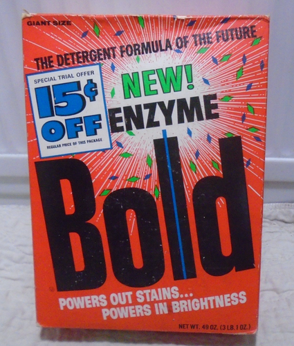 Vintage BOLD Laundry Detergent 3lb 1oz. (49ounces) Box New Sealed | eBay