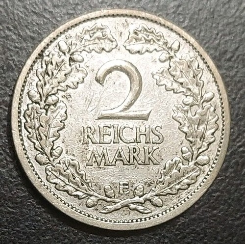 1926-E Weimar Germany 2 Reichsmark Mark Marks Silver Coin KM 45 | eBay