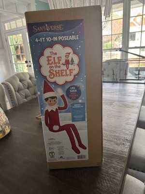 5 FT POSEABLE ELF ON THE SHELF INDOOR OUTDOOR CHRISTMAS DECOR GIANT ...