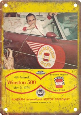 Winston 500 Alabama Speedway Reproduction Metal Sign A1006 | eBay