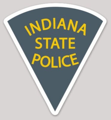 4 Inch Non-Reflective Indiana State Patrol Police Troopers Logo Sticker ...