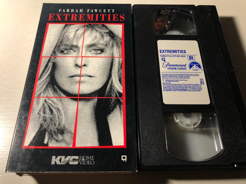 Extremities (1986) VHS Farrah Fawcett Dramatic Thriller | eBay