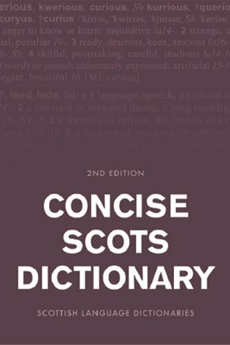 Concise Scots Dictionary: Second Edition by Scottish Language ...