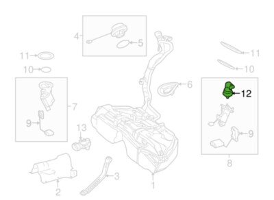 Genuine OEM Fuel Pressure Sensor for Mercedes 2789050100 | eBay