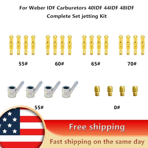For Weber IDF Carburetors 40IDF 44IDF 48IDF Complete Set jetting Kit ...
