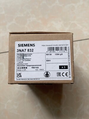 1PCS NEW 3NA7832 125A FUSES SIEMENS | eBay