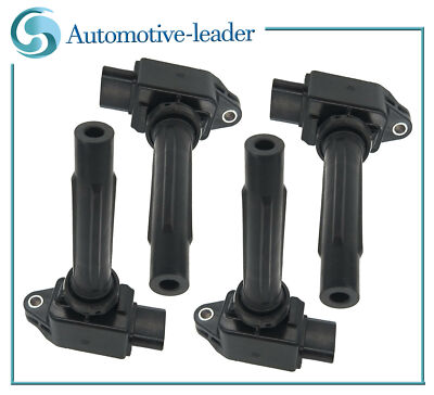 PE20-18-100A Set of 4 Ignition Coil For Mazda 3 6 CX-3 CX-5 CX-9 12-20 ...