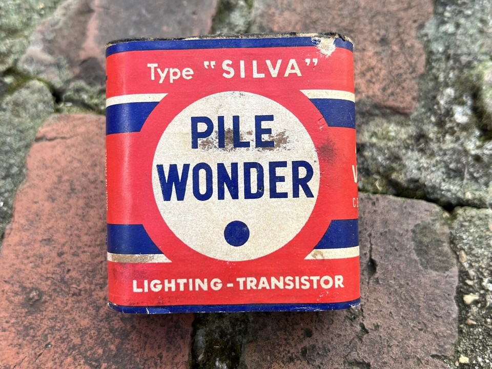 Pile Wonder Vintage Battery Transistor, France Flashlight Radio 4.5V ...
