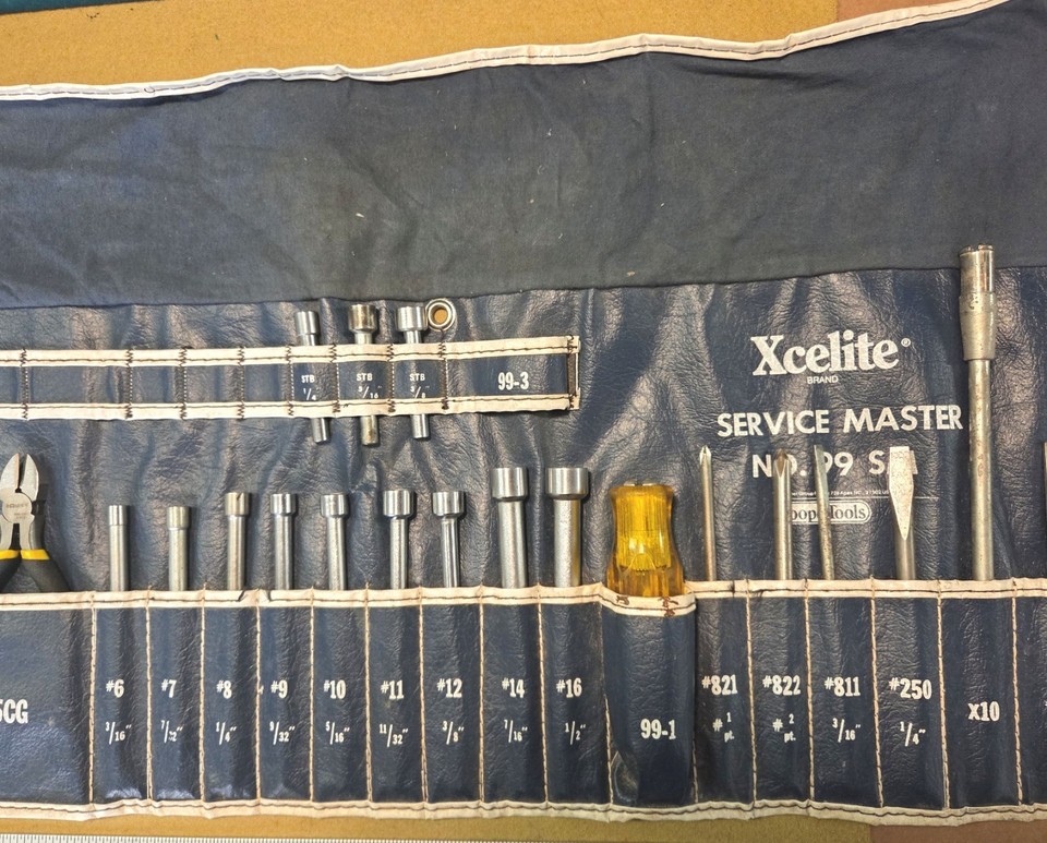 Xcelite Service Master no. 99SM blue roll up tool kit | eBay