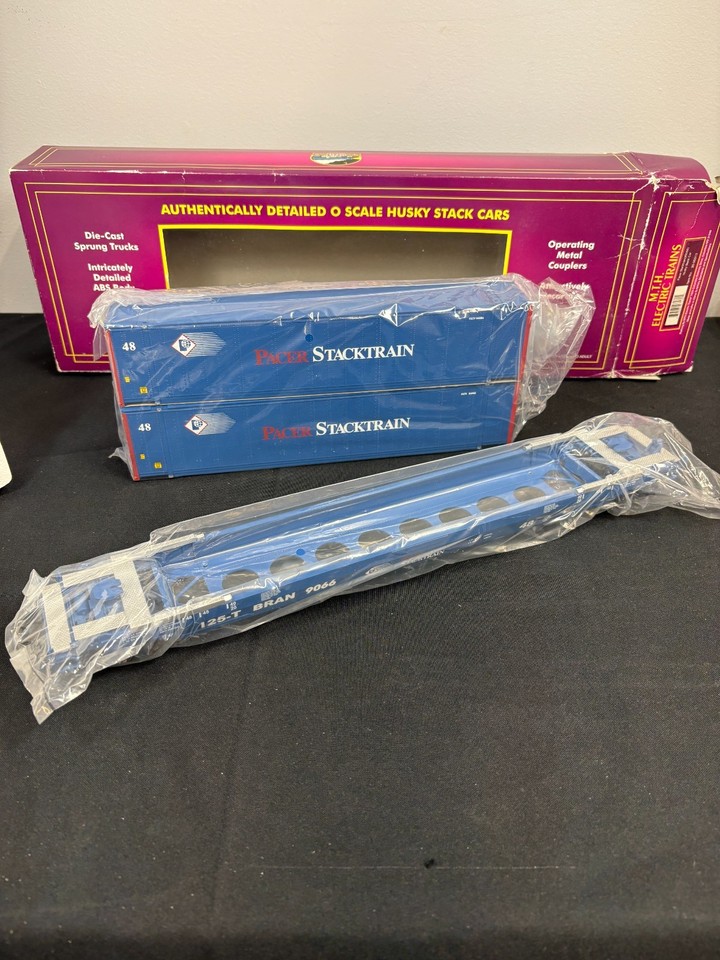 MTH Premier 20-95013 - Pacer Stacktrain (#9066) Husky Stack Car - New ...